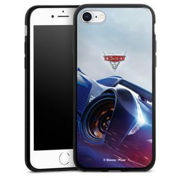 DeinDesign iPhone SE (2020) Handy Slim Case extra d&uuml;nn Silikon Handyh&uuml;lle schwarz H&uuml;lle Jackson Storm Disney Pixar Cars Silikon Slim Case