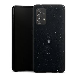 DeinDesign Galaxy A52s 5G Handy Silikon H&uuml;lle Case schwarz Handyh&uuml;lle Space Astronaut Weltall