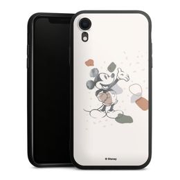 DeinDesign iPhone Xr Handy Premium Silikon H&uuml;lle Handyh&uuml;lle schwarz Case Official Licensed Product Disney Mickey Mouse Silikon Premium Case