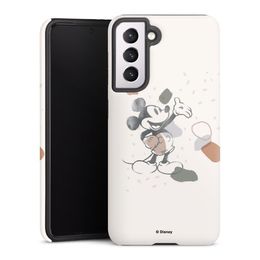 DeinDesign Galaxy S21 5G Handy Panzer Handyh&uuml;lle robuste Outdoor H&uuml;lle Schutzh&uuml;lle matt Official Licensed Product Disney Mickey Mouse Tough Case