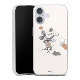 DeinDesign iPhone 16 Plus Handy Silikon H&uuml;lle Case transparent Handyh&uuml;lle Official Licensed Product Disney Mickey Mouse Silikon Case