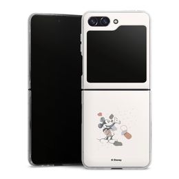 DeinDesign Galaxy Z Flip 5 Handy Hard Case Schutzh&uuml;lle transparent Smartphone Handy H&uuml;lle Disney Mickey Mouse Official Licensed Product Hard Case