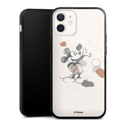 DeinDesign iPhone 12 mini Handy Slim Case extra d&uuml;nn Silikon Handyh&uuml;lle schwarz H&uuml;lle Mickey Mouse Official Licensed Product Disney Silikon Slim Case