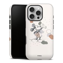 DeinDesign iPhone 16 Pro Handy Panzer Handyh&uuml;lle robuste Outdoor H&uuml;lle Schutzh&uuml;lle gl&auml;nzend Official Licensed Product Disney Mickey Mouse Tough Case