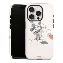 DeinDesign iPhone 15 Pro Handy Panzer Handyh&uuml;lle robuste Outdoor H&uuml;lle Schutzh&uuml;lle matt Official Licensed Product Disney Mickey Mouse Tough Case