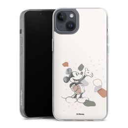 DeinDesign iPhone 14 Plus Handy Silikon H&uuml;lle Case transparent Handyh&uuml;lle Official Licensed Product Disney Mickey Mouse Silikon Case