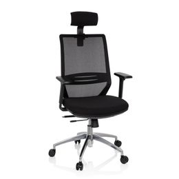 hjh OFFICE Profi B&uuml;rostuhl PROFONDO PRO Stoff / Netzstoff mit Armlehnen (h&ouml;henverstellbar)