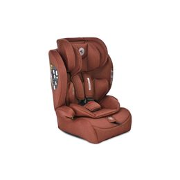 Lorelli Kindersitz i-Size Adventure (76-150 cm) Kopfst&uuml;tze verstellbar bis 36 kg braun