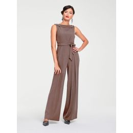 Heine Damen Overall, Braun, Gr. 40, Overalls, Material: Polyester