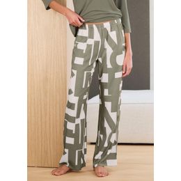 Damen Pyjamahose, Gr&uuml;n, Gr. 46, French Connection, Pyjamas, Material: Viskose