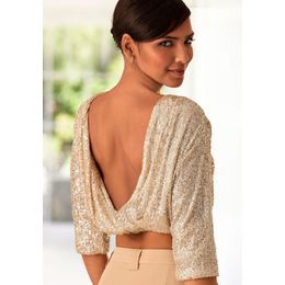 Lascana Damen Corsage, Braun, Gr. 70F, Bodies & Unterhemden, Material: Polyamid