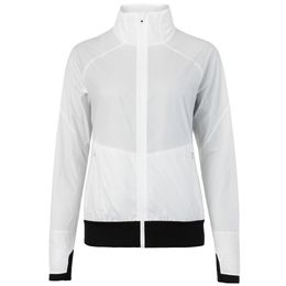 asics MetaRun Damen Wei&szlig; Softshell-Jacke