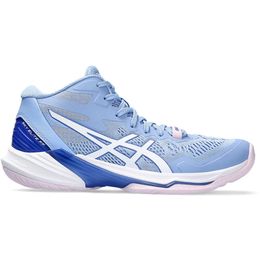 asics Sky Elite FF MT 2 Damen Blaue Volleyballschuhe