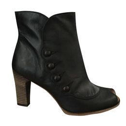 Timberland Marge Peep Toe Zip Up Damen Absatzstiefel Braun 25684 B5E