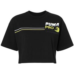 Puma x Rihanna Fenty Damen Schwarz Kurzarm-Crew T-Shirt