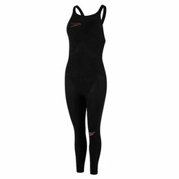 Speedo Fastell Elite 2 Openwater BLCK/Rd Closedback Womens Badeanzug 8 103143597