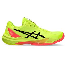 asics Sky Elite FF 3 Paris Damen Volleyballschuhe Gelb