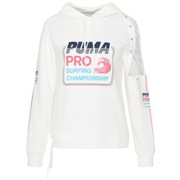 Puma x Rihanna Fenty Seiten Damen Hoodie Wei&szlig;
