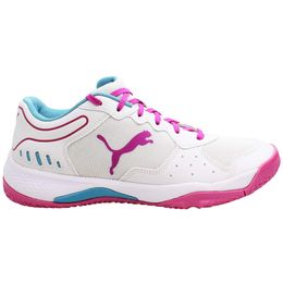 Puma Solarsmash RCT Damen Wei&szlig;e Padelschuhe