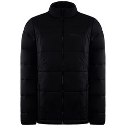 Jack Wolfskin Bergland Herren Schwarze Wattierte Jacke