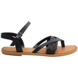 Toms Shoes Toms Lexie Damen schwarze Sandalen