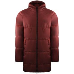 Jack Wolfskin North York Herren Braune wattierte Parkajacke