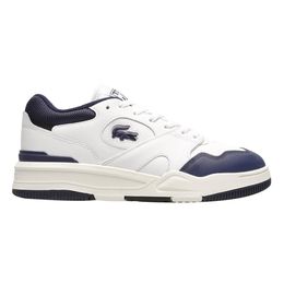 Lacoste Lineshot Herren-Sneaker in Wei&szlig;/Marineblau