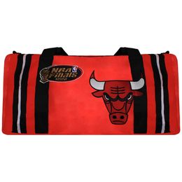 Mitchell & Ness Mitchell & Ness NBA Chicago Bulls Satin Rote Reisetasche