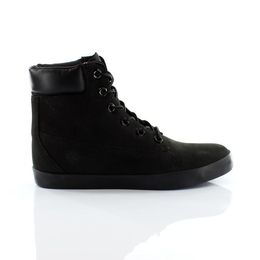 Timberland 6 Inch Glastenbury Schwarz Nubuck Leder Lace Up Damen Stiefel 6224B