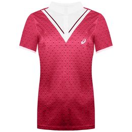asics Club Damen-Tennispoloshirt in Rosa