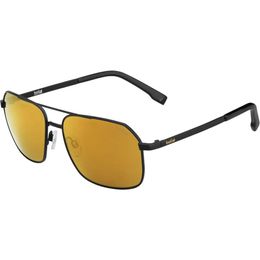 Boll&eacute; Boll&eacute; Navis Schwarze Matte Quadratische Sonnenbrille
