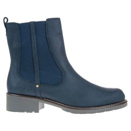 Clarks Orinoco Club Womens Navy Blue Stiefel