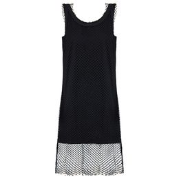 Armani Exchange Netted Womens Black Kleid