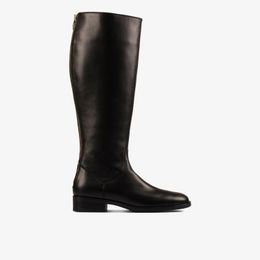 Clarks Pure Ride schwarze Lederstiefel
