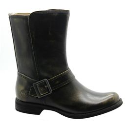 Timberland AF Savin Hill Mid Side Rei&szlig;verschluss Womens Stiefel verzweifelt Schwarz A1239 B82A