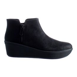 Clarks Schritt Rose Womens Black Stiefel