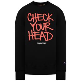 Champion x Beastie Boys Herren schwarzer Pullover