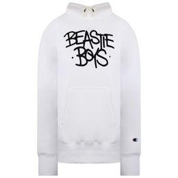 Champion x Beastie Boys Herren wei&szlig;er Hoodie