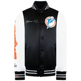 Mitchell & Ness Mitchell & Ness NFL Miami Dolphins Herren Satin Bomberjacke
