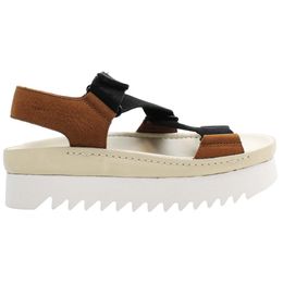 Clarks Ranger Elvtd Damen Sandalen Braun