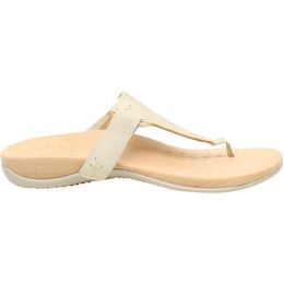Vionic Rest Wanda Damen Beigefarbene Flip-Flops