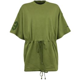 Puma x Rihanna Fenty Kordelzug Grafik Damen T-Shirt in Gr&uuml;n