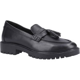 Hush Puppies Abigail Junior Leder M&auml;dchen Schwarz Slipper