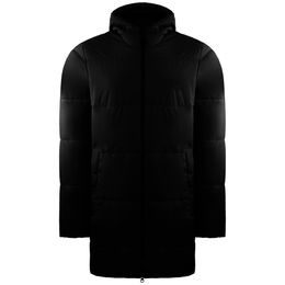 Jack Wolfskin North York Herren Schwarze wattierte Parkajacke