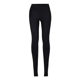 Damen SKINS Lange Leggings in Schwarz