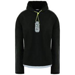 Puma x Helly Hansen Damen Schwarzer Polarfleece-Hoodie