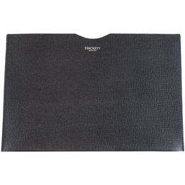 Hackett London Dokumentenschutz schwarze Tasche