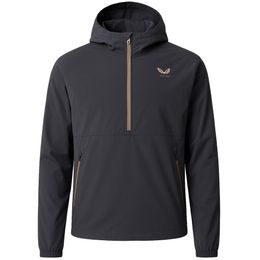 Castore Logo Herren schwarze Softshell-Jacke