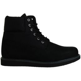 Timberland Newmarket II 6 Zoll gesteppte schwarze Herrenstiefel