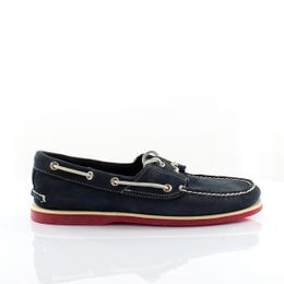 Timberland Classic 2 Eye Navy Suede Leder Lace Up Herren Boot Schuhe 6305A